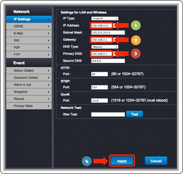 How to setup security camera IP address using a NVR - VelaCCTV - Blog